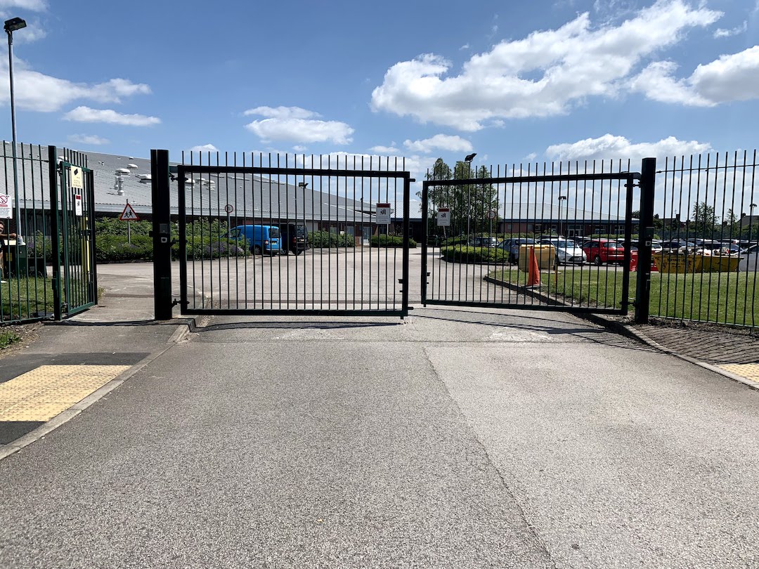 Auto Vehicle & Pedestrian Gates - Mere UK Ltd Electrical Contractor